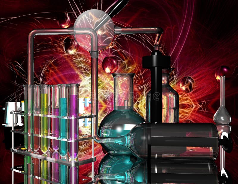 Chemical devices stock illustration. Illustration of medicine - 10750137