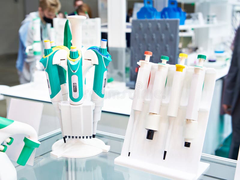 Chemical Dispensers on Stand Stock Photo - Image of close, device ...