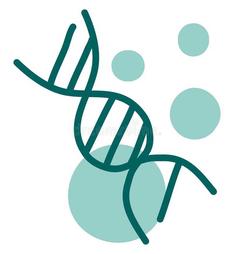 Chemical dna, icon stock vector. Illustration of isolated - 261072887