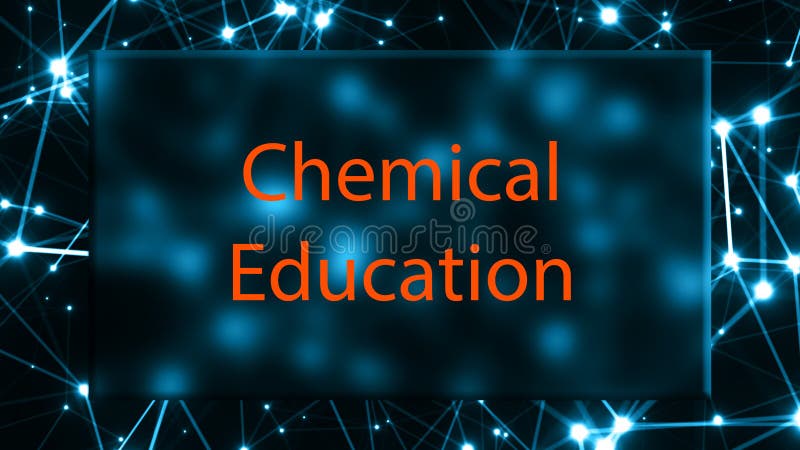 Chemical Education the Study of the Teaching and Learning Stock Photo ...