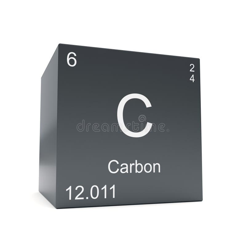 Carbon Element from the Periodic Table Stock Illustration ...