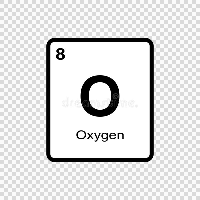 Chemical element oxygen stock illustration. Illustration of molecular ...