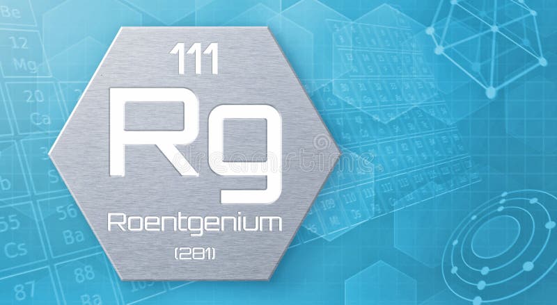 Roentgenium. Transition Metals. Chemical Element of Mendeleev S ...
