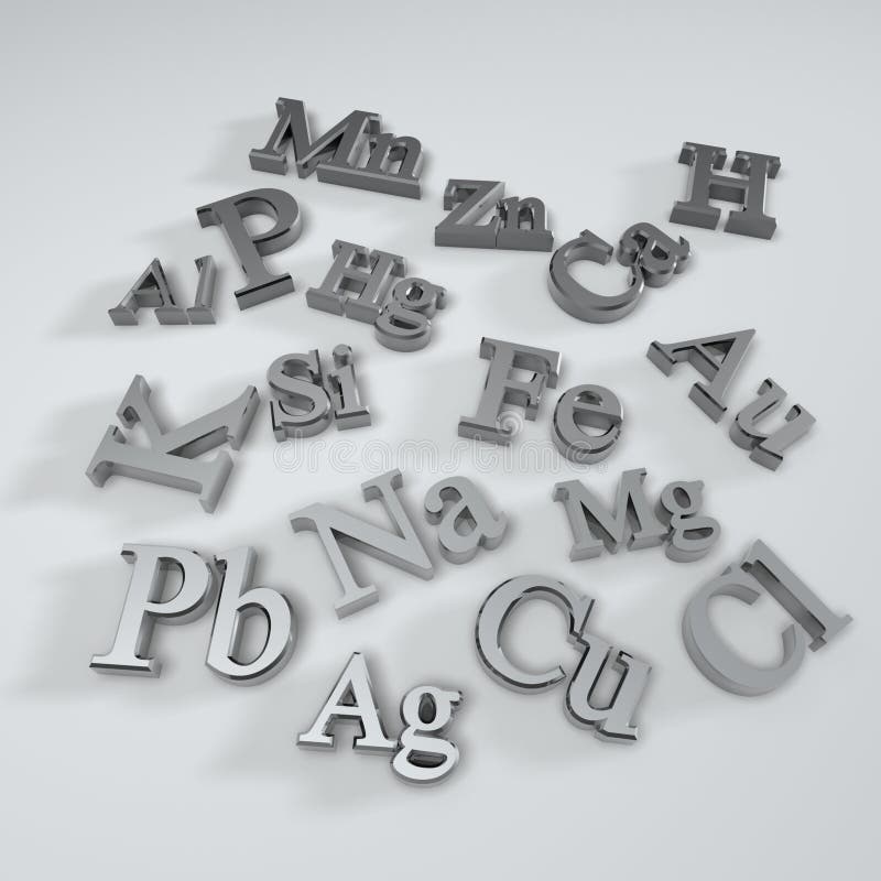 Chemical element symbol stock illustration. Illustration of chemistry ...