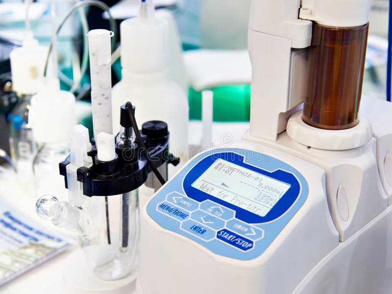 Modern Chemical Equipment for Laboratory Stock Image - Image of ...