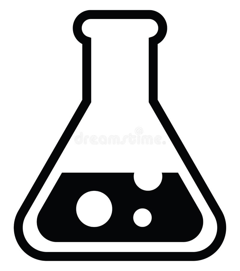Chemical experiment, icon stock vector. Illustration of icon - 259786929