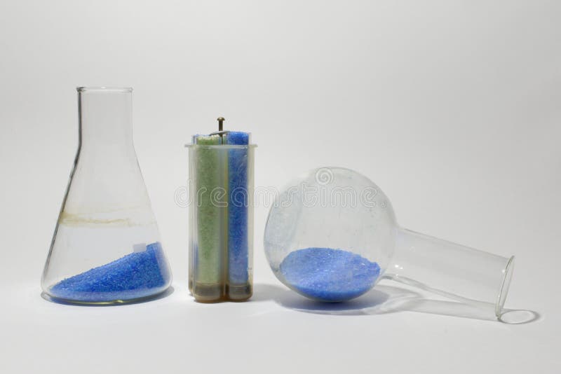 Chemical Experiment with Use of the Assorted Equipment Stock Image ...