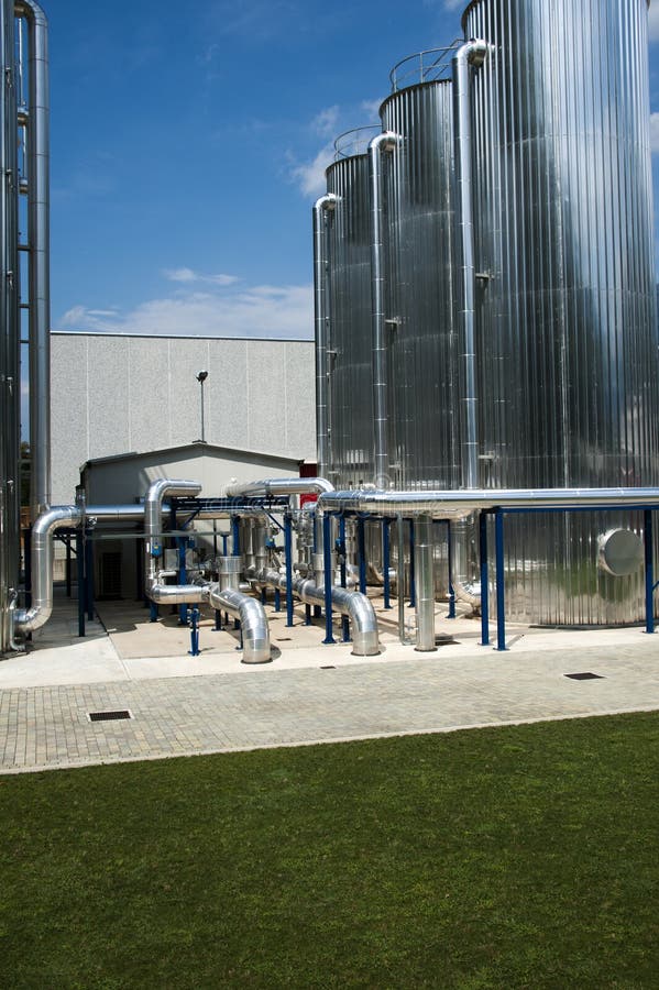 Factory Plant for Production and Manufacturing Stock Image - Image of ...