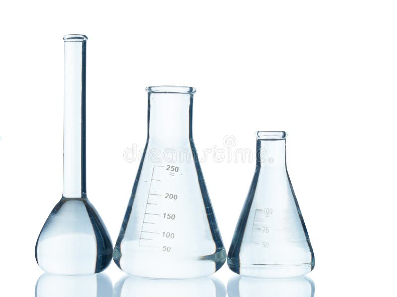 Chemical Flask. Chemical Vessels Stock Photo - Image of study, vial ...