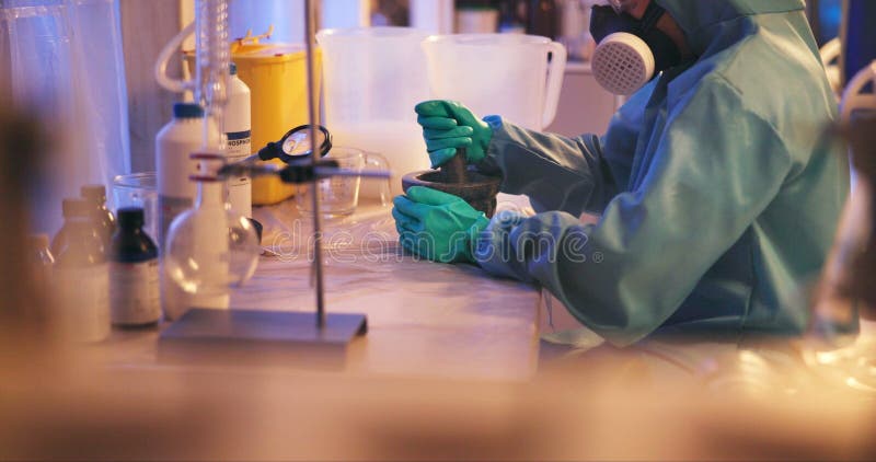 Chemical, Forensic Scientist and Process of Science, Lab and Liquid for ...