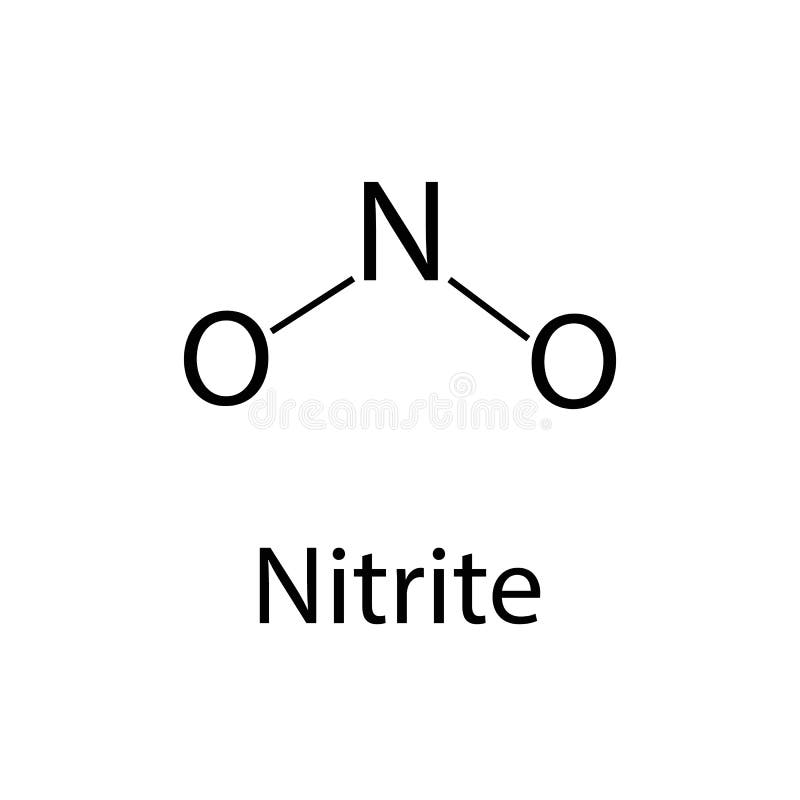 No3 Nitrate Molecule Stock Vector Illustration Of Sphere