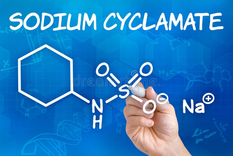 Sodium Cyclamate Molecule. Cyclamate is an Artificial Sweetener, Food ...