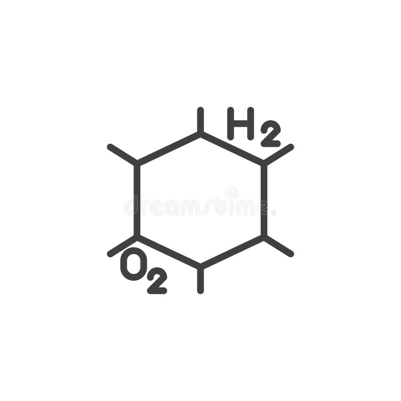 Chemical Formula Vector Icon Stock Vector - Illustration of sign, pixel ...