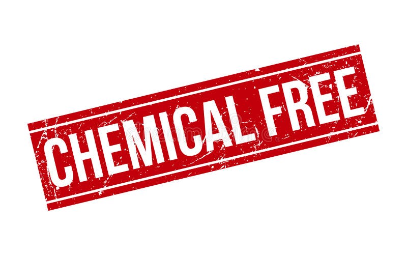 Chemical Free Rubber Stamp Seal Vector Stock Vector - Illustration of ...