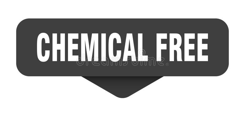 Chemical Free Sticker. Chemical Free Sign on Transparent Background ...