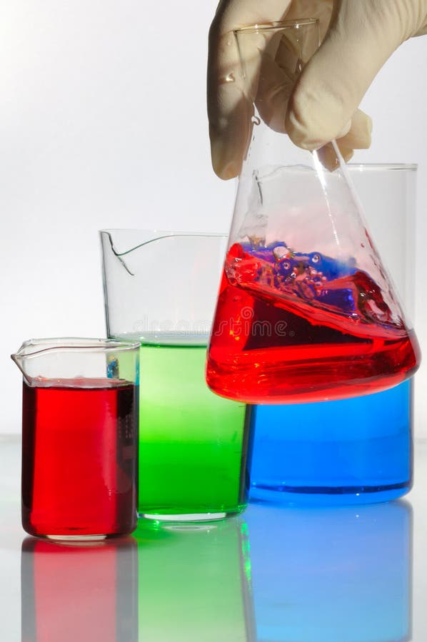 Hand Shaking Chemical Retort Stock Photo - Image of potion, flask: 4694140