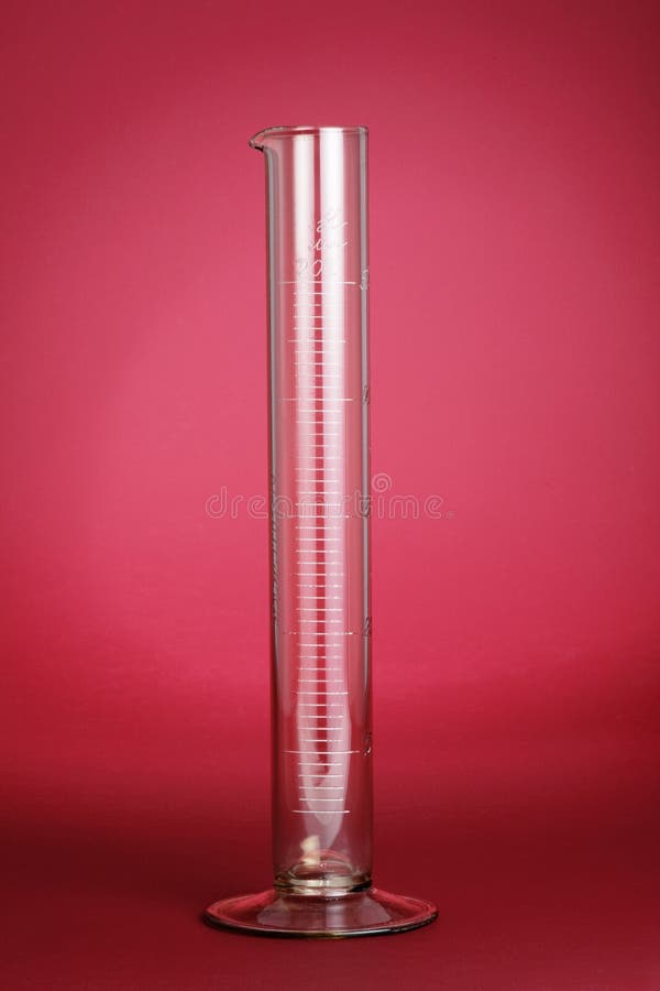 Chemical Graduated Cylinder Stock Image - Image of scientific, light ...
