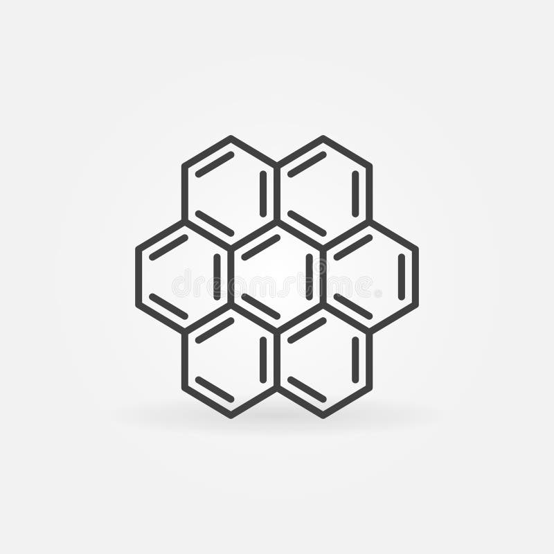 Chemical Hexagon Compound Vector Concept Linear Icon Stock Illustration ... Chemical Hexagon Compound Vector Concept Linear Icon Stock Illustration ...
