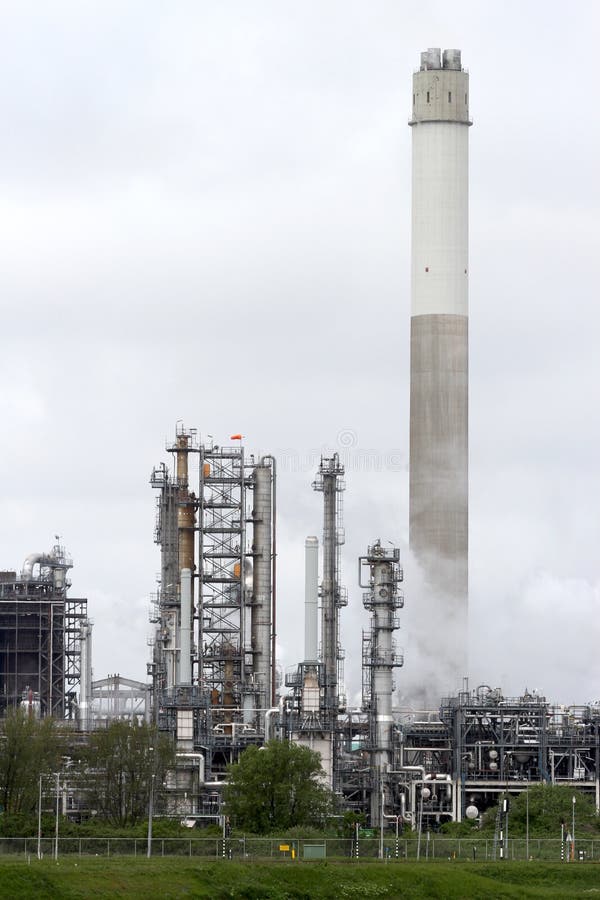 Chemical Industry with Cooling Water Damp Stock Photo - Image of ...