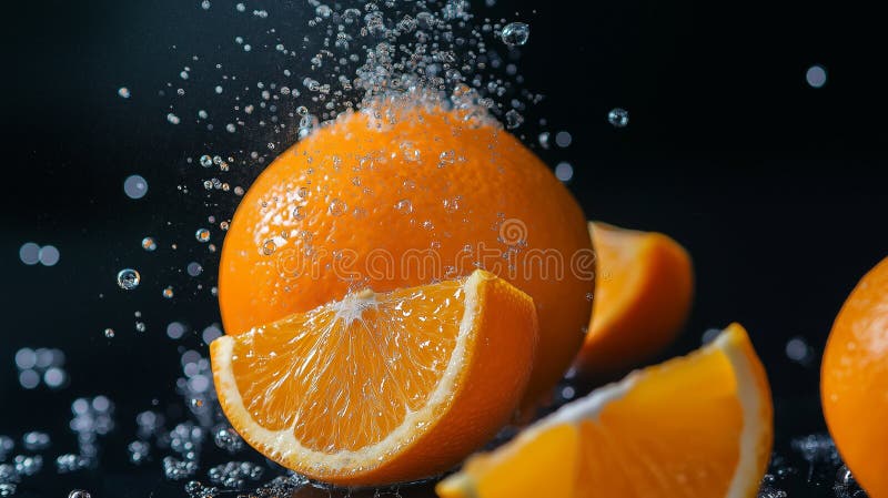 Chemical Injecting into the Orange. the Concept of GMO Stock Image ...