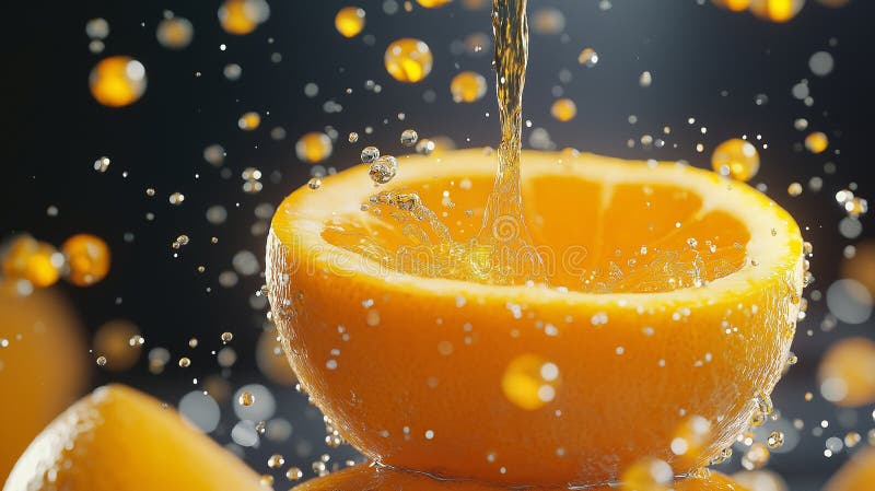 Chemical Injecting into the Orange. the Concept of GMO Stock Image ...