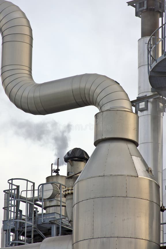 Chemical Installation in the Netherlands Stock Image - Image of ...
