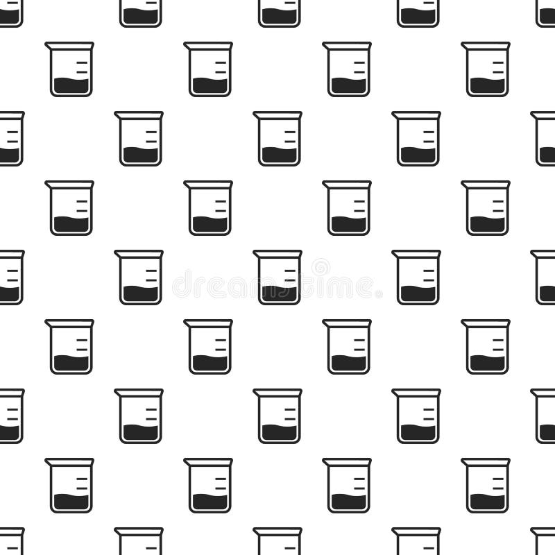 Chemical Jug Pattern Seamless Stock Vector - Illustration of cookware ...