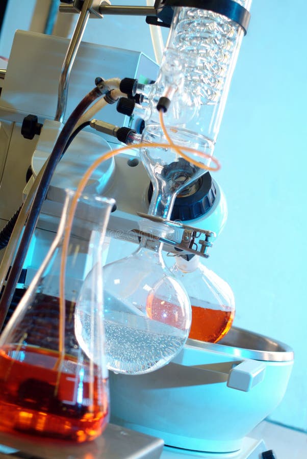 Chemical Laboratory Equipment Stock Photo - Image of background ...