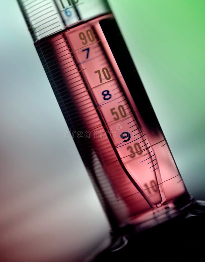 Laboratory Measuring Tubes stock photo. Image of shelf - 23635240