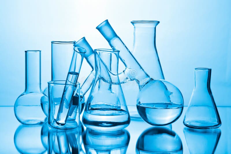 Chemical Laboratory Equipment Stock Photo - Image of background ...