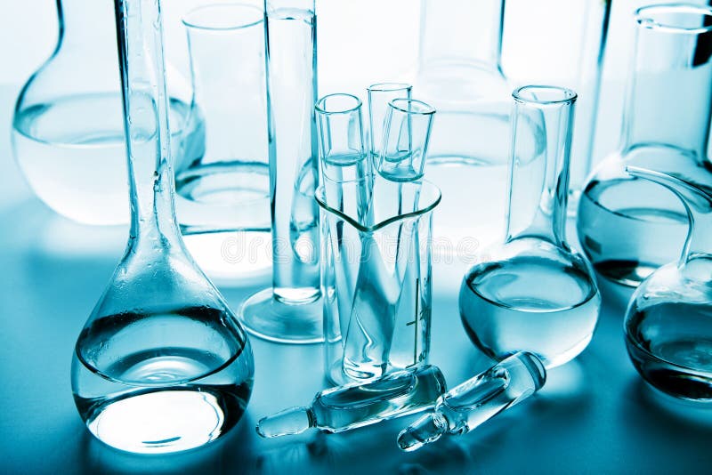 Chemical Laboratory Glassware Stock Photo - Image: 23592298