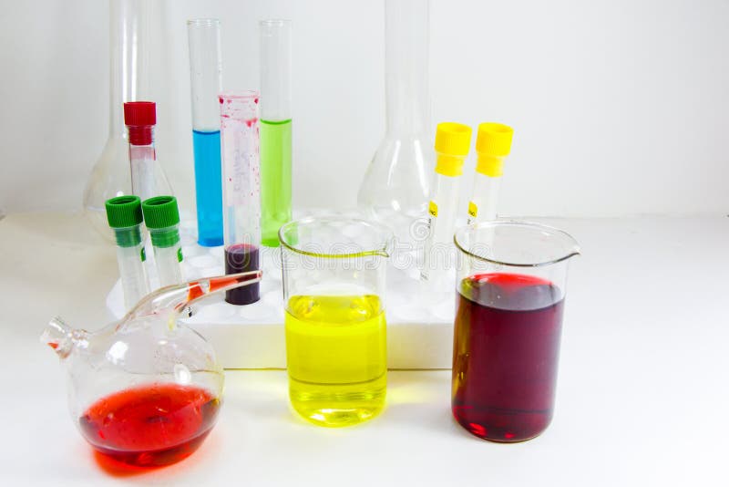 Chemical Laboratory Instruments, Glassware and Pipette. Tests and ...