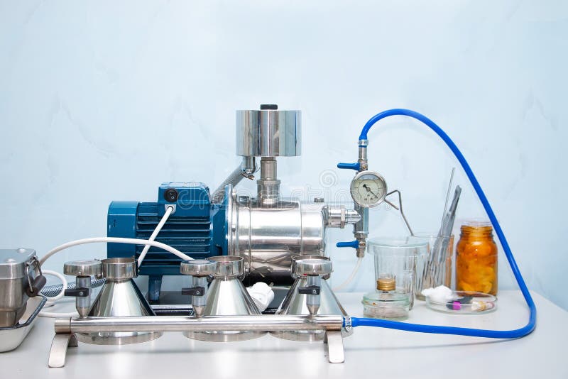 Chemical Laboratory Instruments for Research Close-up Stock Photo ...