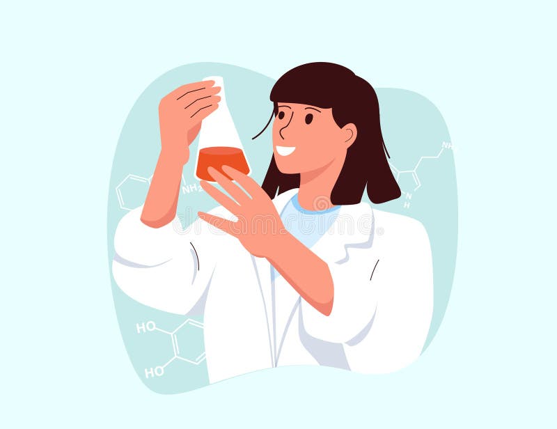 Cartoon Scientists Microbiology Laboratory Stock Illustrations – 552 ...