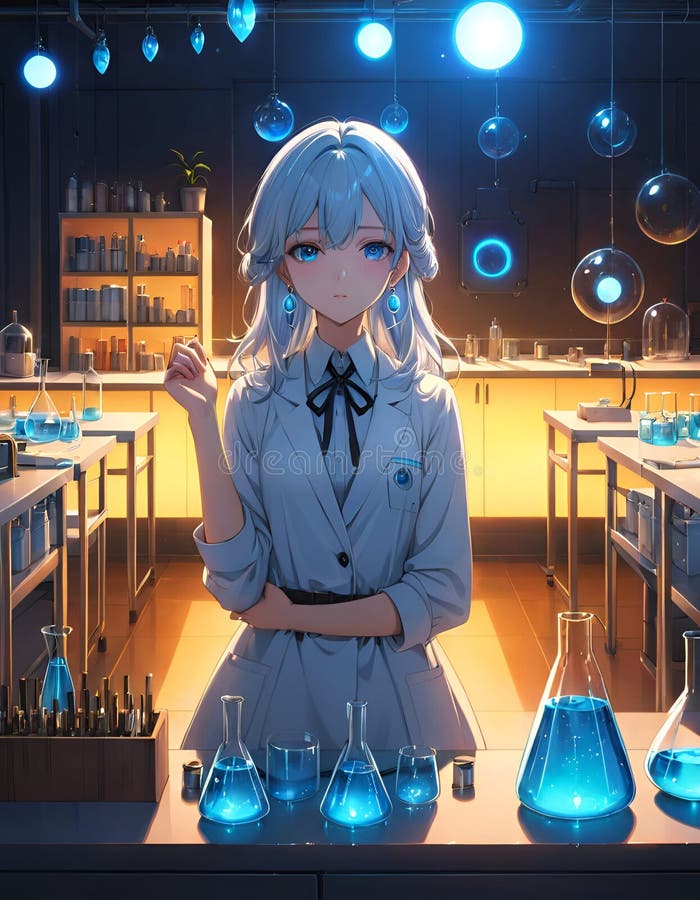 Anime Style, a Chemical Labs Stock Illustration - Illustration of anime ...