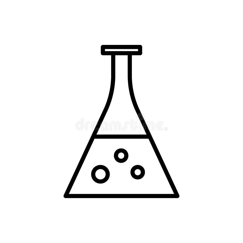 Chemical Line Icon. Education Symbol. Simple Design Editable. Vector ...