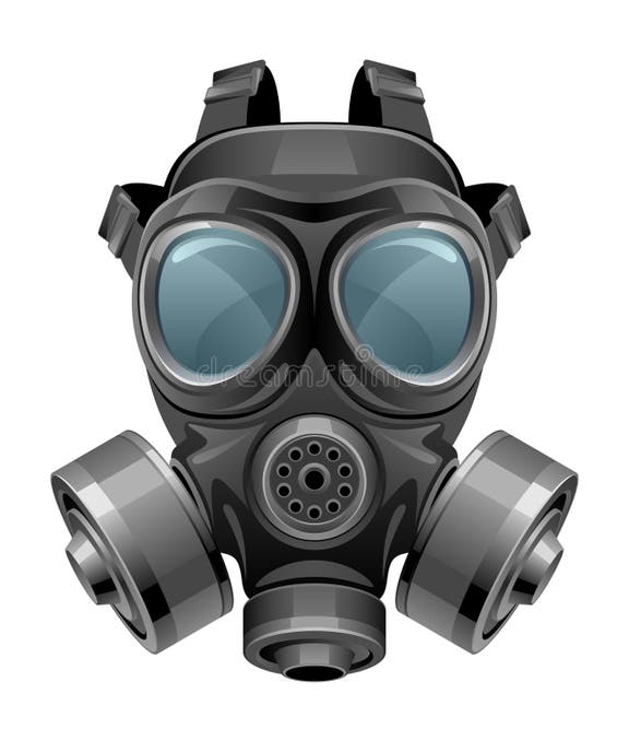 Chemical mask stock vector. Illustration of full, biological - 55735794