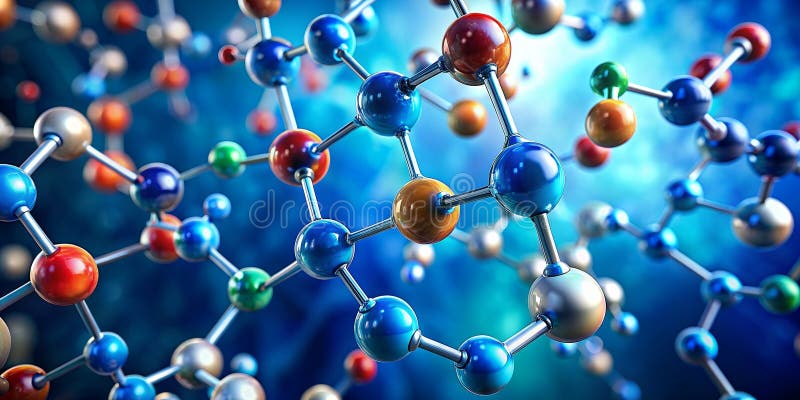 Chemical Molecule Chemical Atom Molecules AI-Generated Content Stock ...