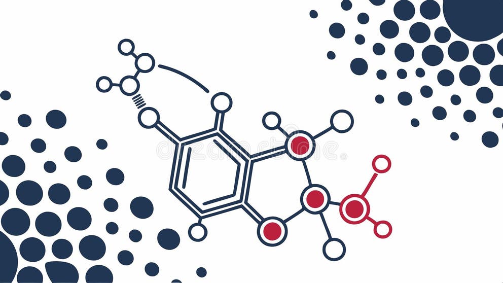 Chemical Molecule, Science Element and Compound Structure Vector Design ...