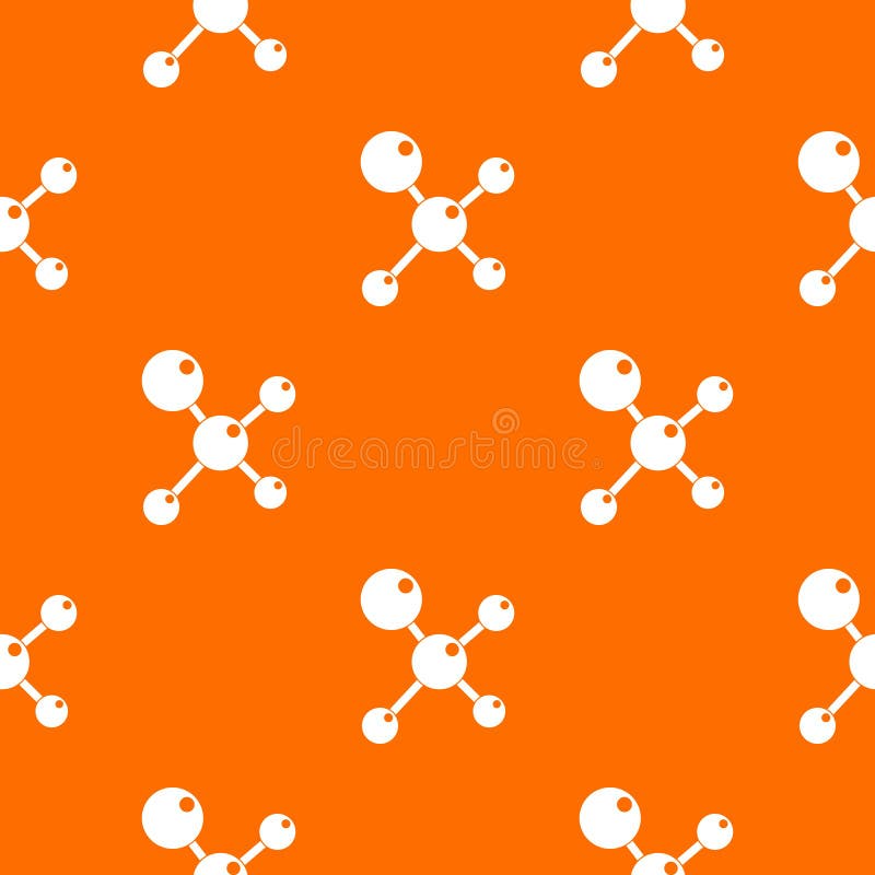 Chemical and Physical Molecules Pattern Seamless Stock Vector ...