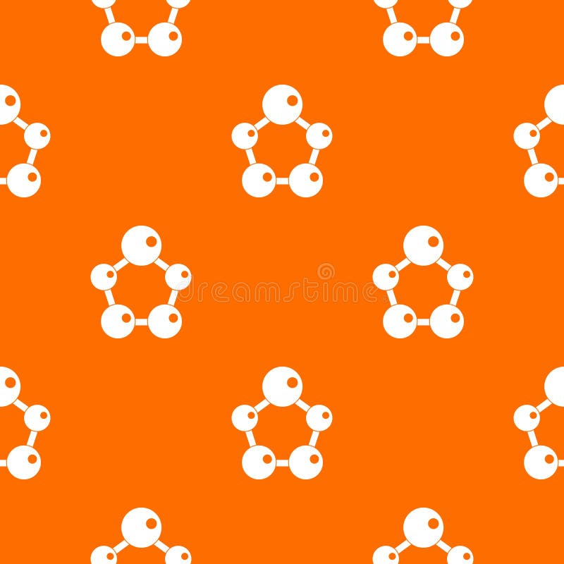 Chemical and Physical Molecules Pattern Seamless Stock Vector ...