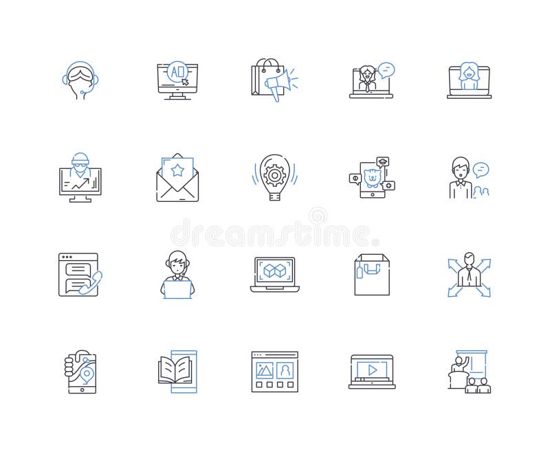 Chemical Physics Line Icons Collection. Quantum, Kinetics ...