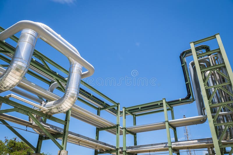 Chemical Pipe Line Transfer Stock Photo - Image of tank, industrial ...