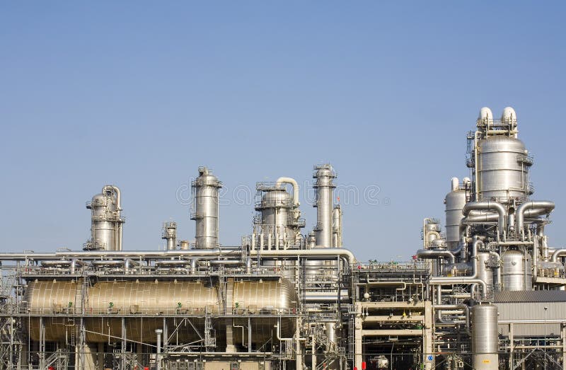 Chemical plant stock photo. Image of catalist, factory - 1001430
