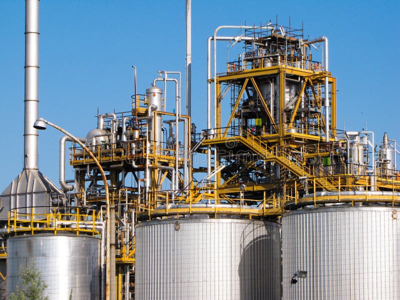 Chemical Plant stock image. Image of stainless, chemical - 10627493