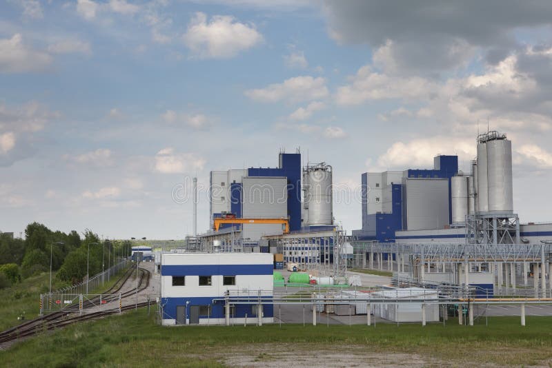 Modern Cheese Factory Industrial Plant Stock Photo - Image of food ...