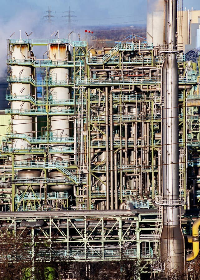 Coking Plant Producing Coke Coal For Steel Making Stock Image - Image ...