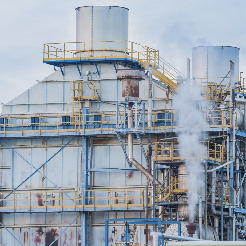 Chemical Plant stock photo. Image of dirty, manufacturing - 57306436