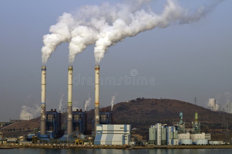 Chemical Plant/power Station Stock Photo - Image of factory, energy ...