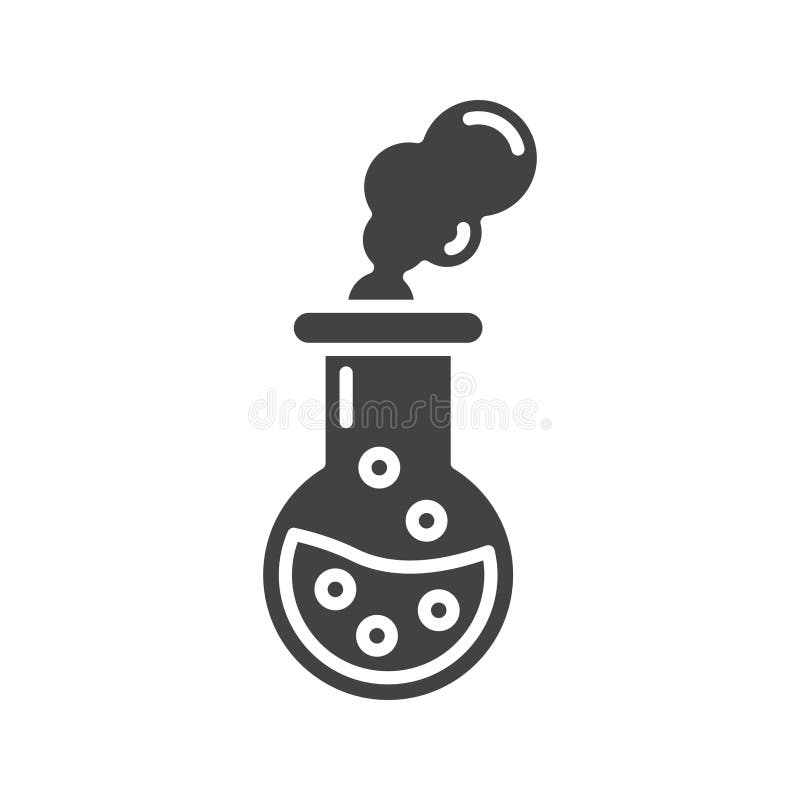 Chemical Pollution Icon Image. Stock Vector - Illustration of outline ...